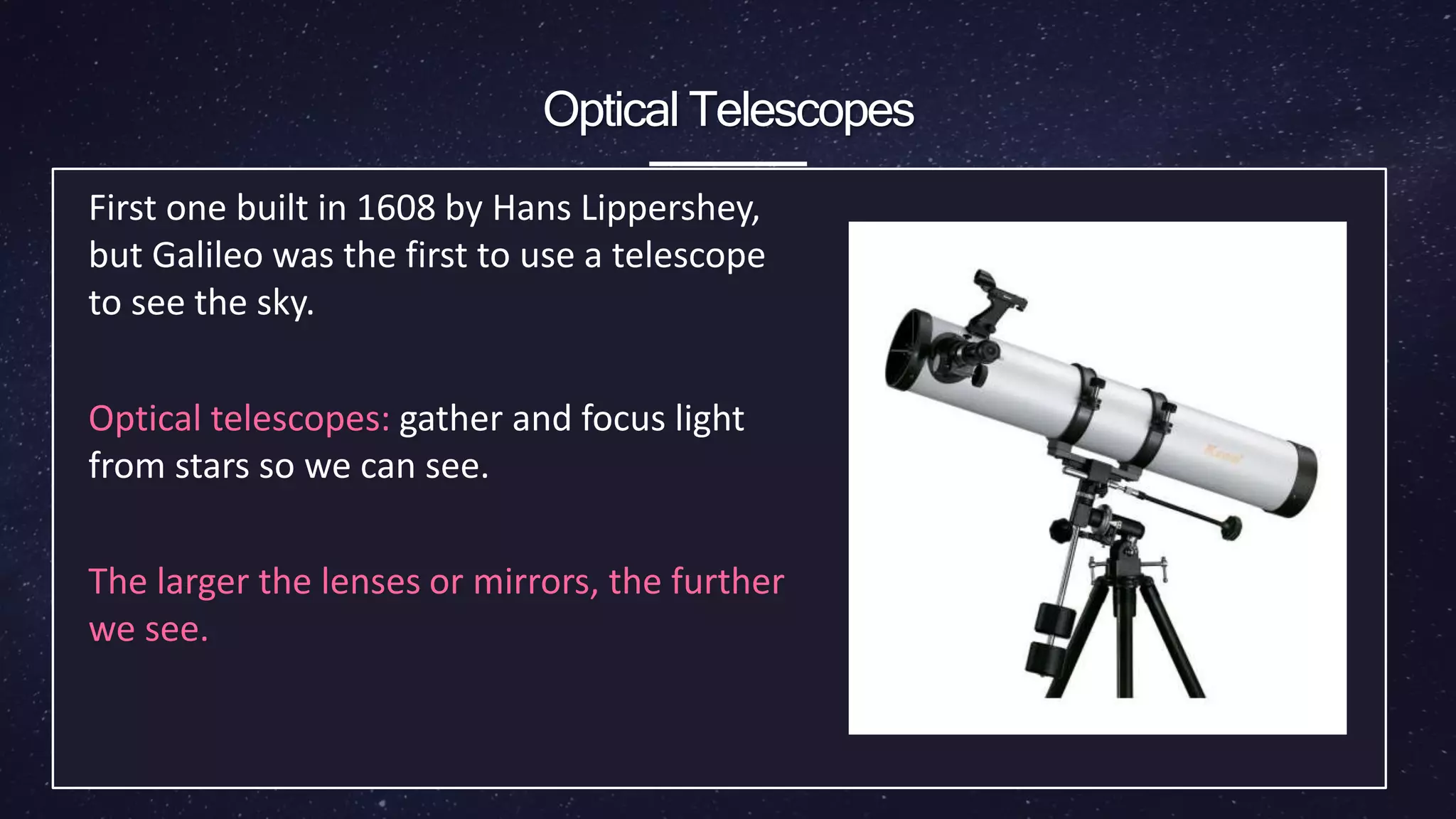 Telescopes | PPTX | Physics | Science