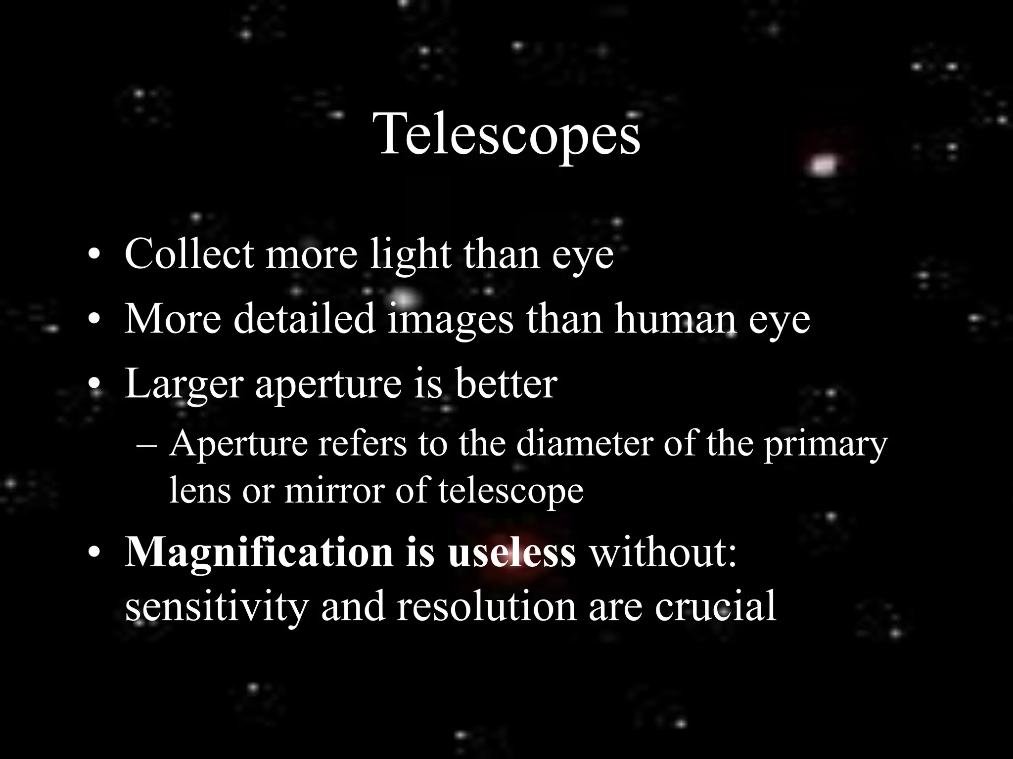 Telescopes: The science behind how telescope works.ppt