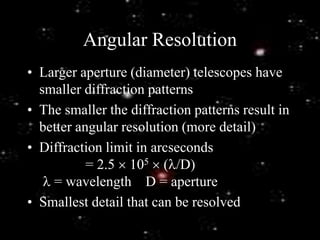 Telescopes: The science behind how telescope works.ppt