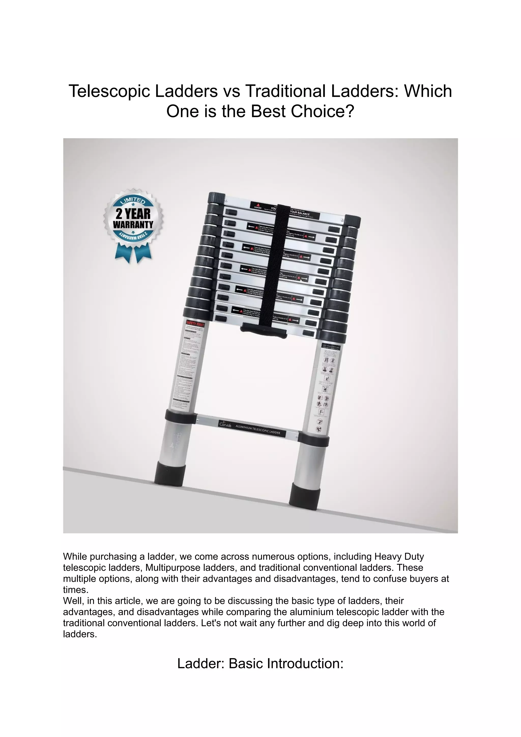 Telescopic Ladders vs Traditional Ladders.pdf