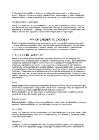 Telescopic Ladders vs Traditional Ladders.pdf