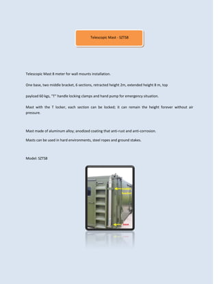 Telescopic mast | PDF