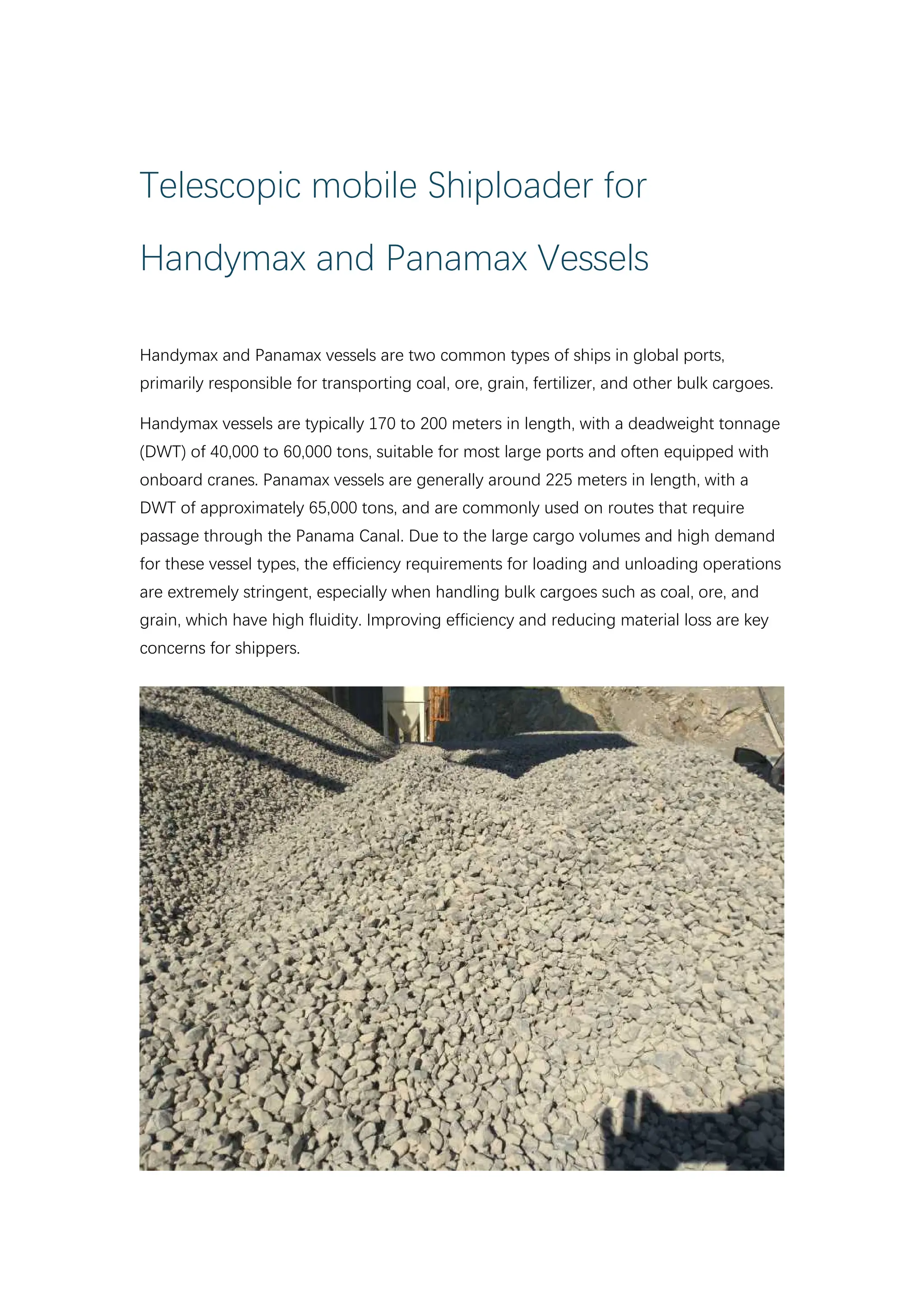 Telescopic mobile Shiploader for Handymax and Panamax Vessels.pdf