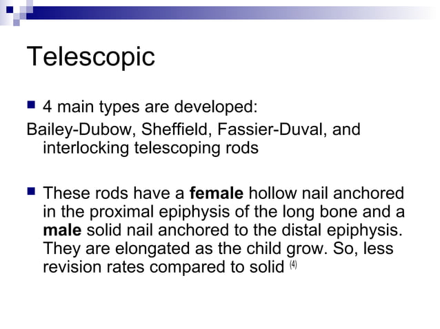 Telescopic nails in Osteogenesis Imperfecta | PPT
