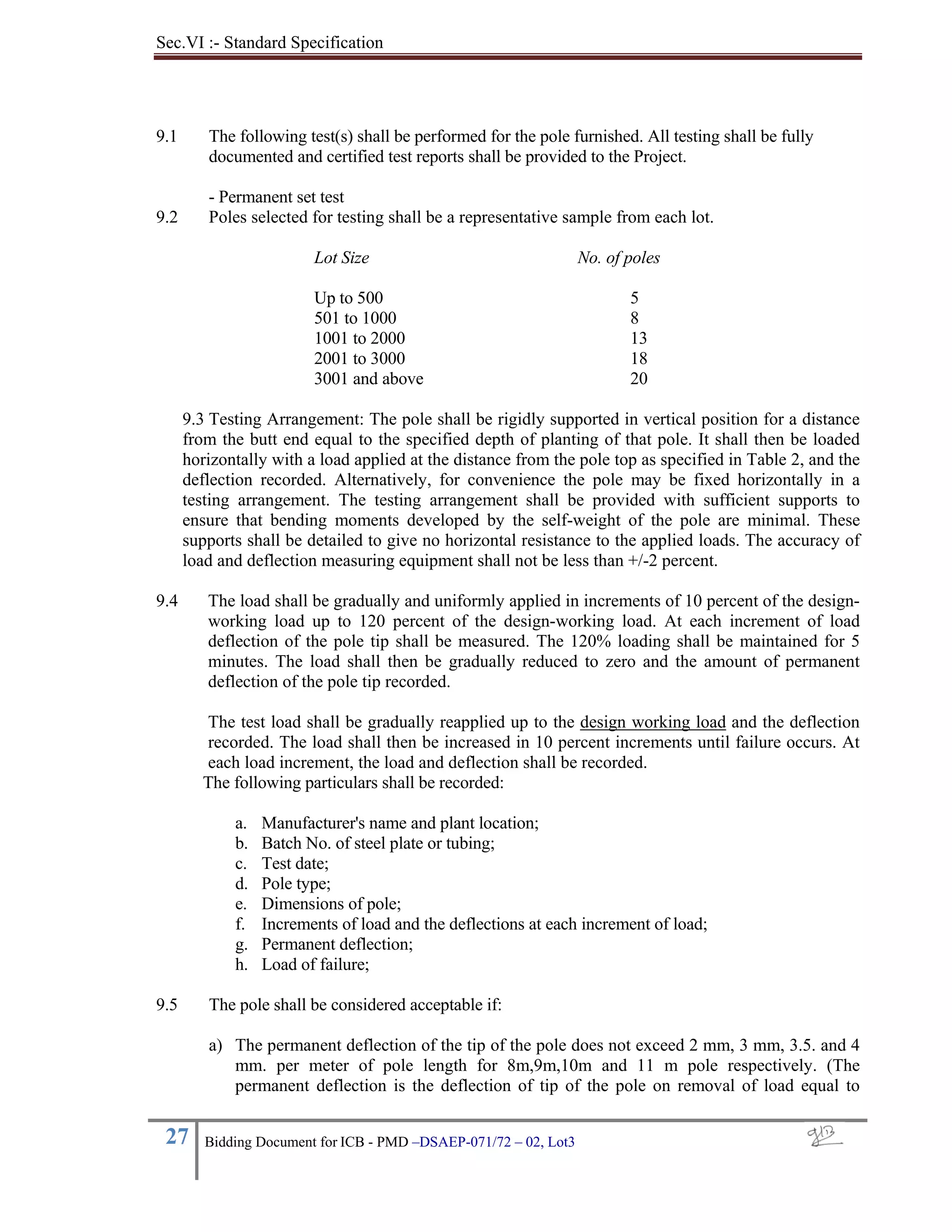 Telescopic poles nea | PDF