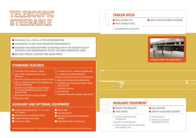 Telescopic Steerable - Fully Automated Steering Trailer - Drake ...