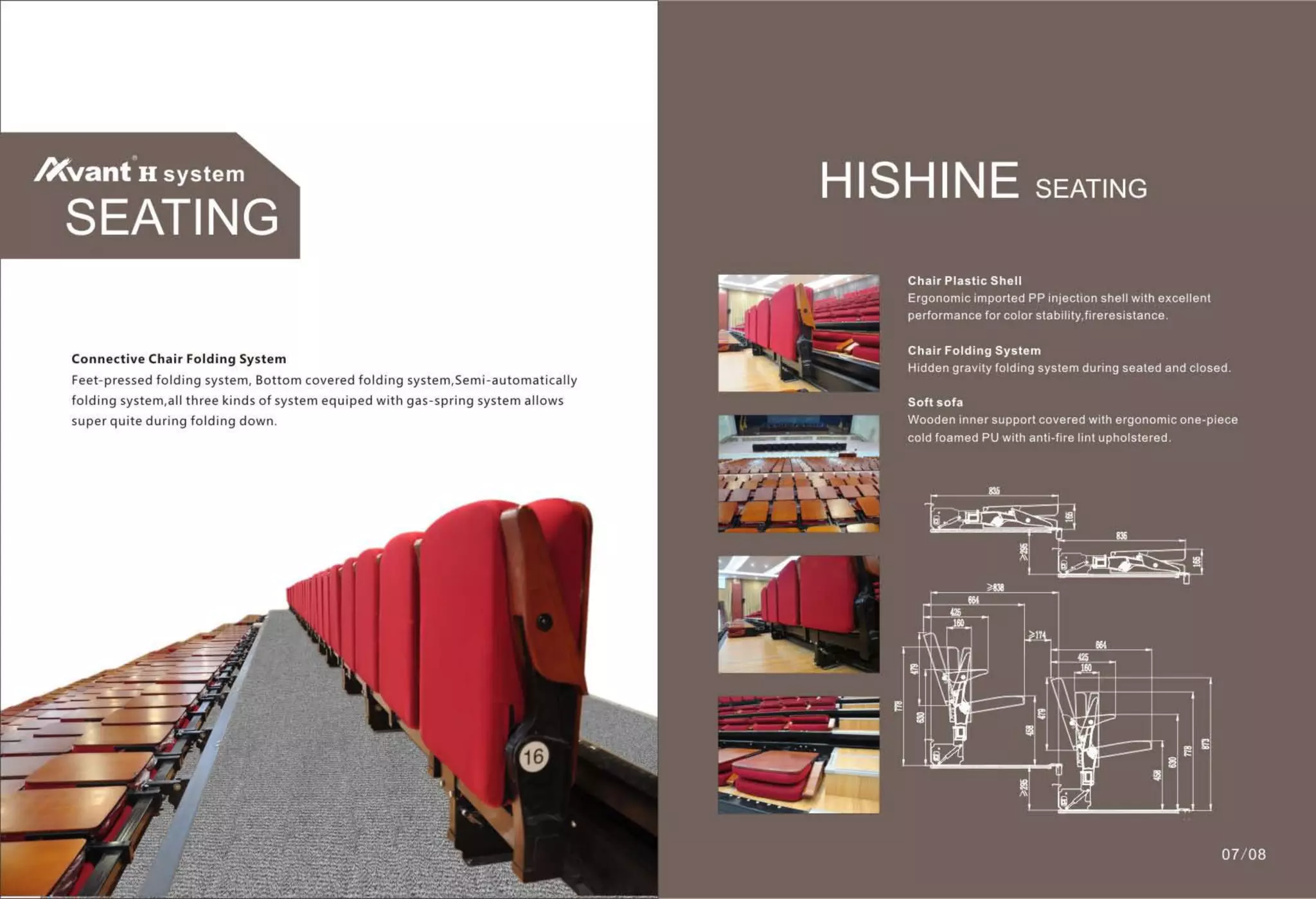 Avant Retractable seating system for gymnasium | PDF