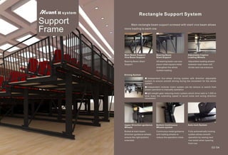 Avant Retractable seating system for gymnasium | PPT