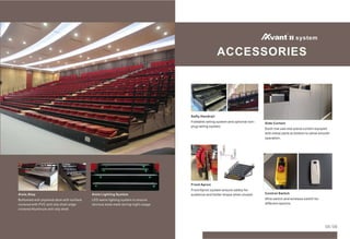 Avant Retractable seating system for gymnasium | PPT