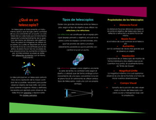 Tríptico telescopio equipo 2 | PDF