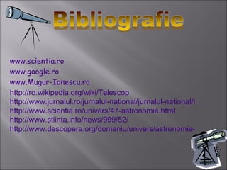Telescopul | PPT