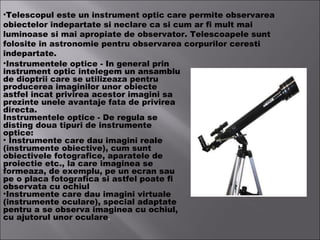 Telescopul | PPT