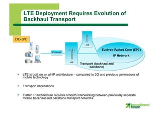 Telesemana mobile backhaul | PPT