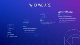 TeleSign Opening Keynote, The Evolution of CPaaS, TADSummit 2018 | PPTX ...