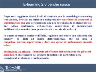 Teleskill e-learning 2.0 | PPTX