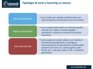 Progettazione e produzione corsi e-learning | PPT