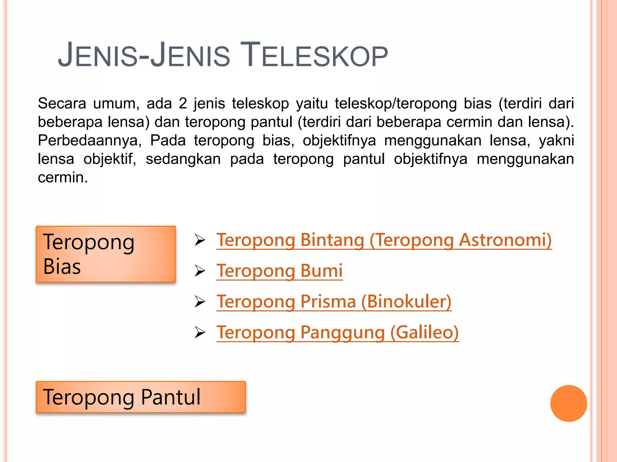 Teleskop, periskop, dan episkop (2) | PPTX