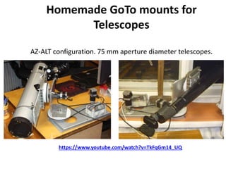 Homemade GoTo mount for Telescopes using Nylon wheels, GT2 belts and ...
