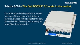 Teleste ACE8 - Updated March 2020 | PPTX