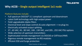 Teleste ACE8 - Updated March 2020 | PPTX