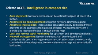 Teleste ACE8 - Updated March 2020 | PPTX