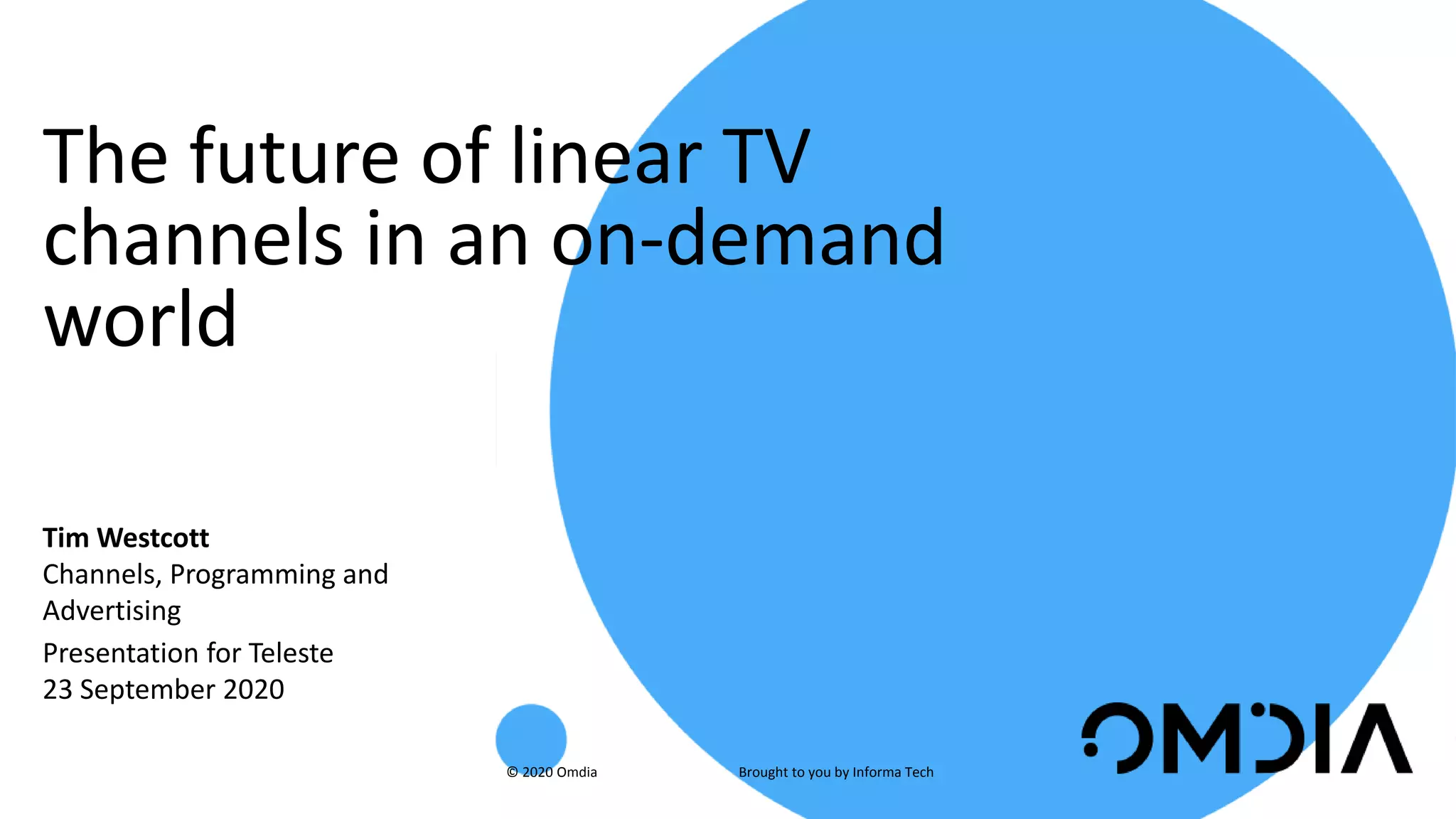 The future of linear TV channels in an on-demand world | PPT