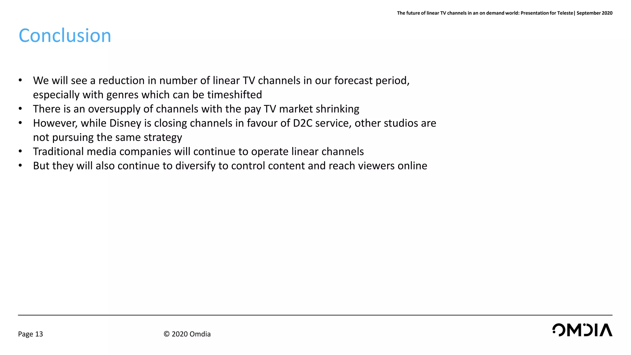 The future of linear TV channels in an on-demand world | PPT