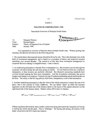 Teletech+corporation case+2 | PDF | Business Accounting & Finance ...