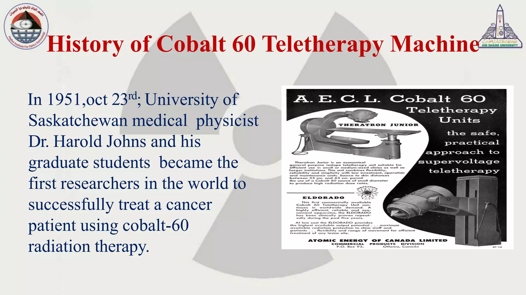 Teletherapy Cobalt-60 Machines | PDF