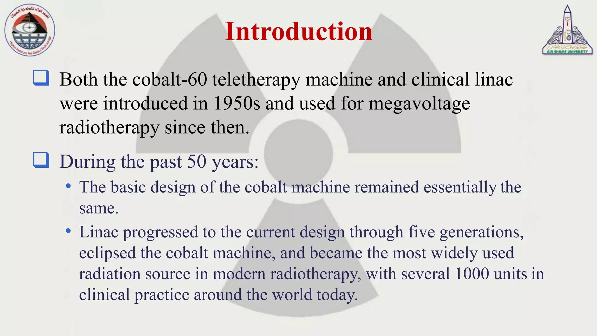 Teletherapy cobalt 60 machines vs linear accelerator | PDF
