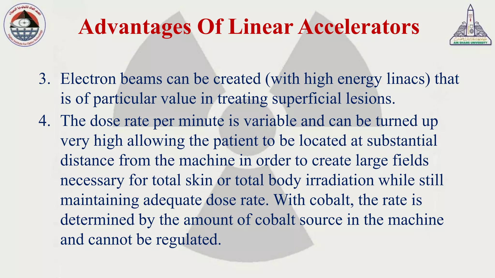 Teletherapy cobalt 60 machines vs linear accelerator | PDF