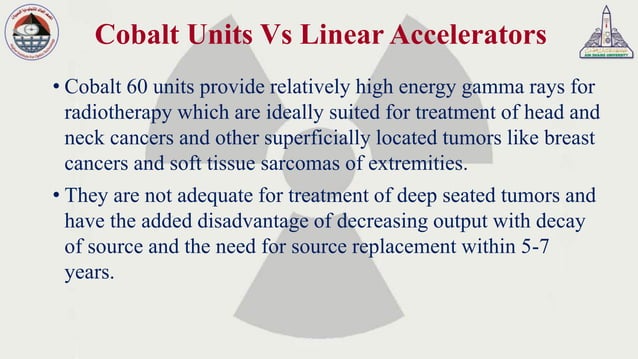 Teletherapy cobalt 60 machines vs linear accelerator | PDF