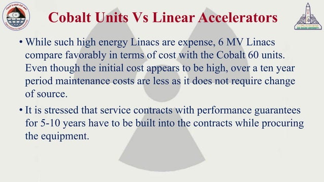 Teletherapy cobalt 60 machines vs linear accelerator | PDF