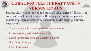 Teletherapy cobalt 60 machines vs linear accelerator | PDF