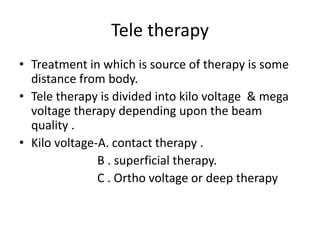 Teletherapy equipments and | PPTX