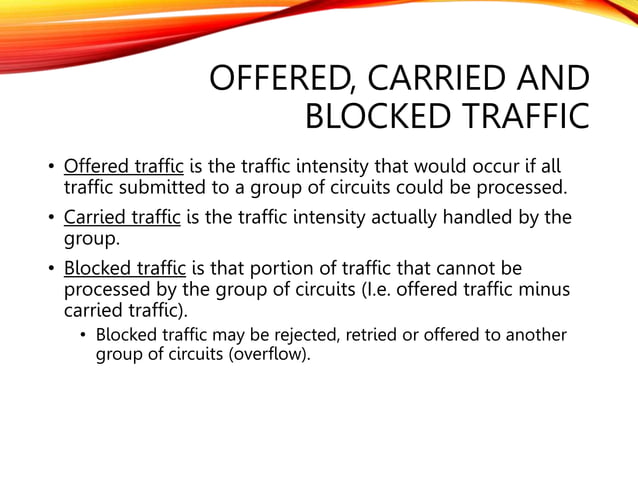 Teletraffic engineeringTeletraffic engineers use their knowledge (2).pptx