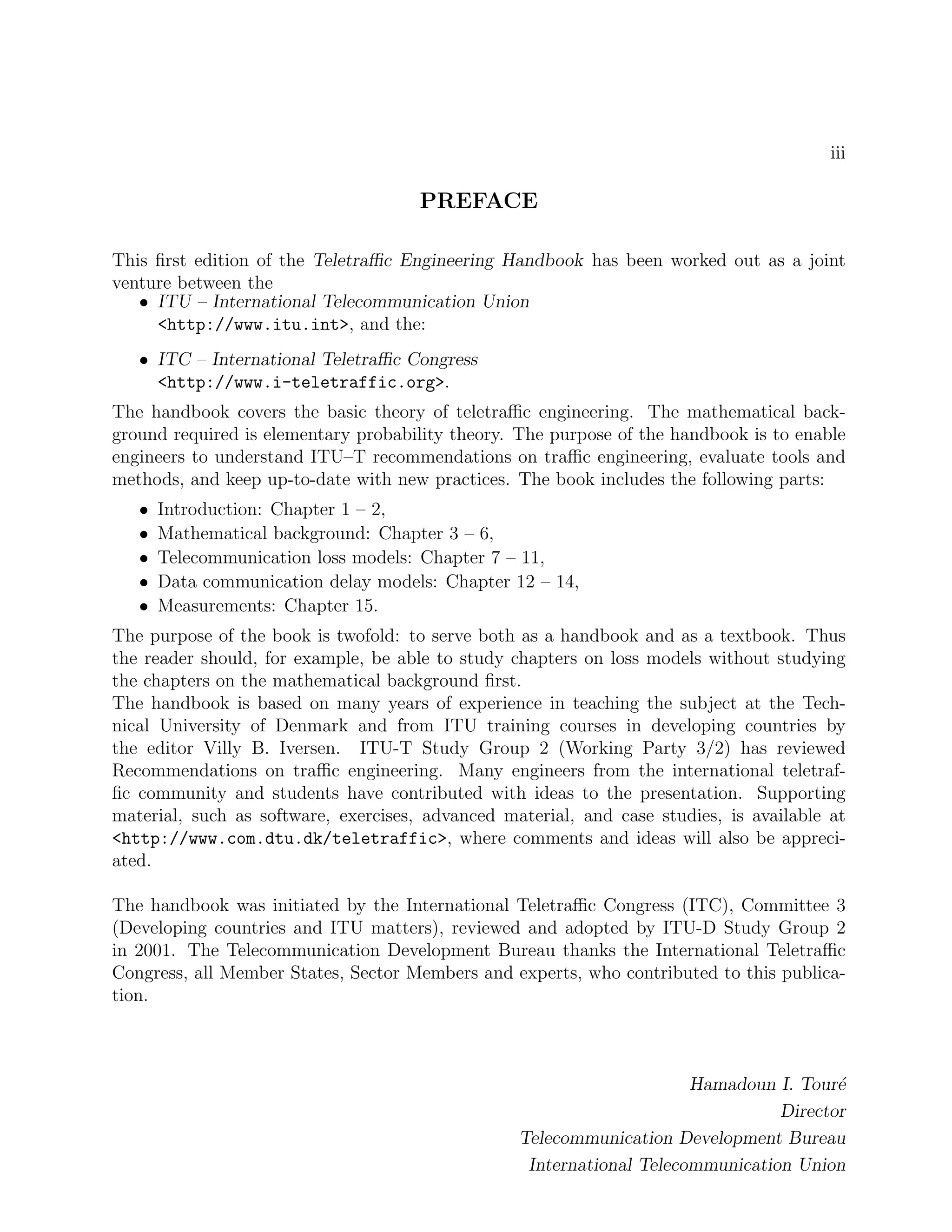 Teletraffic engineering handbook | PDF