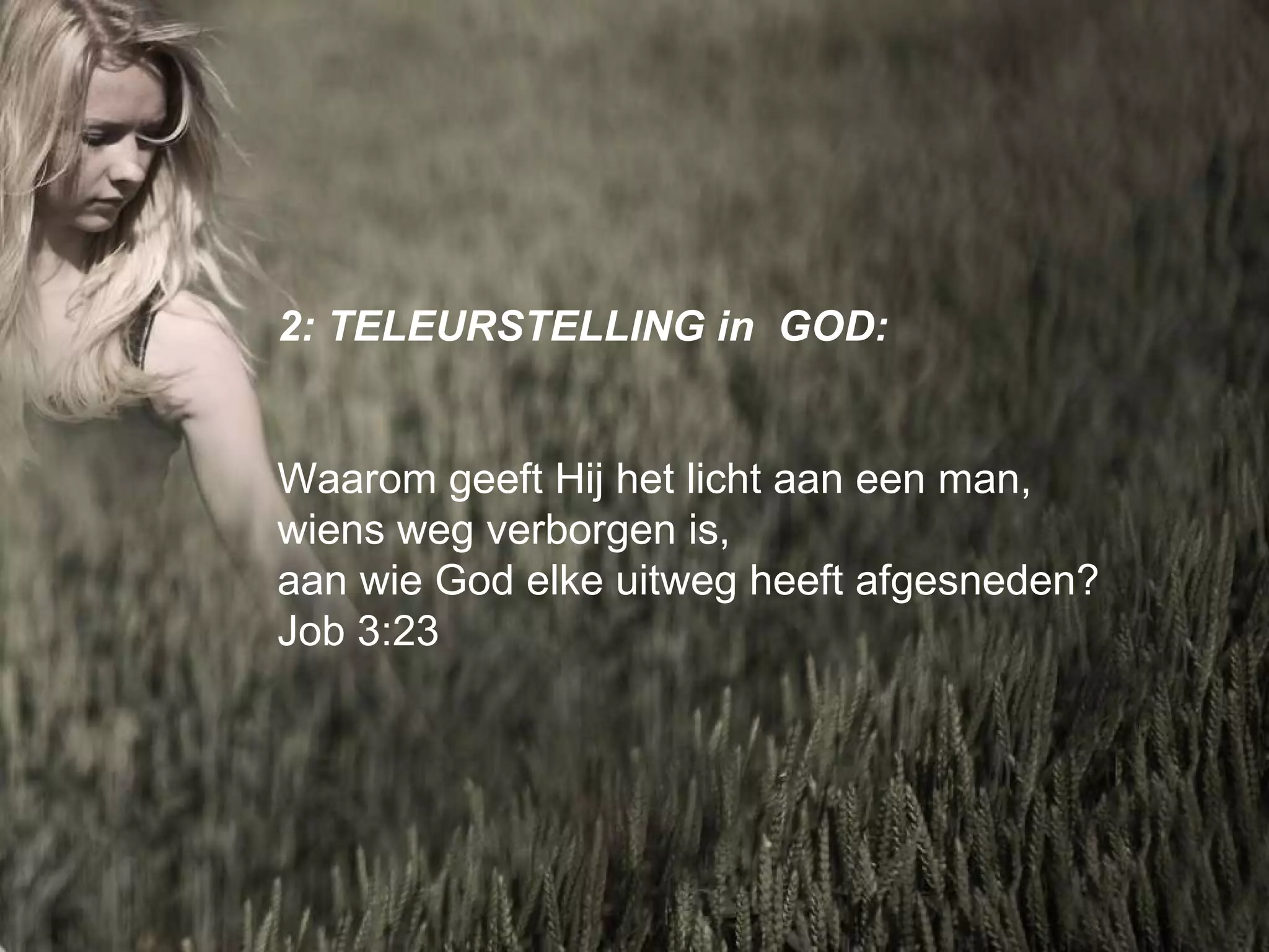 Teleurstelling | PPT