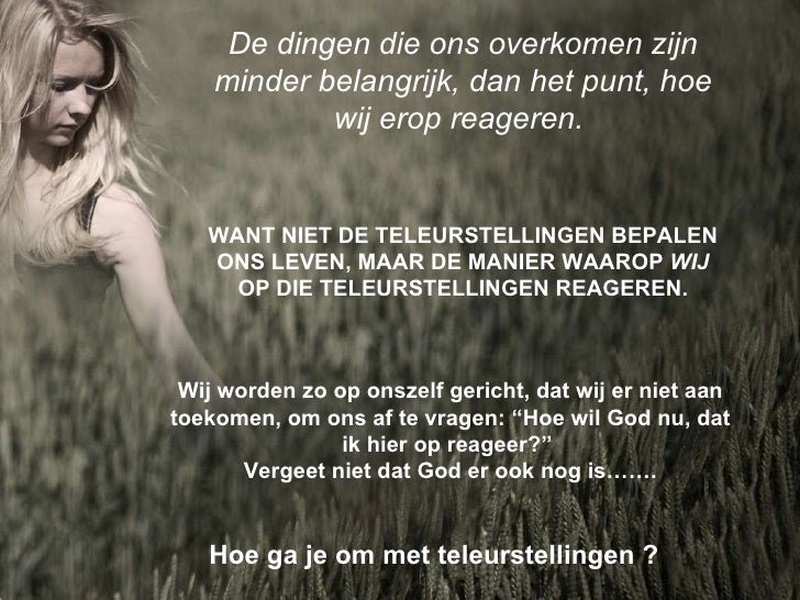 Teleurstelling