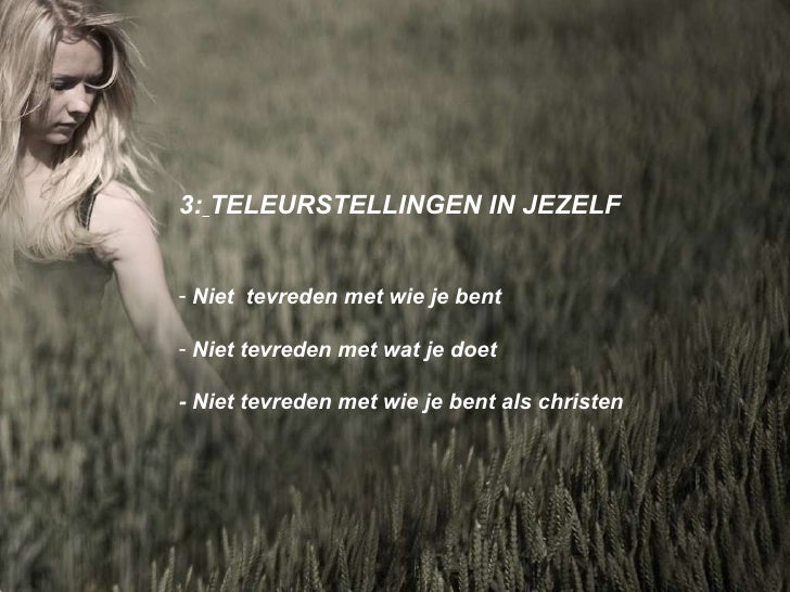 Teleurstelling