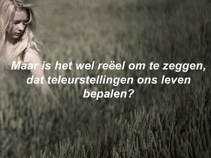 Teleurstelling