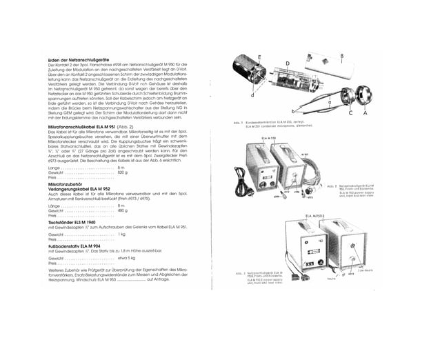 Tele usa elam 251 original manual | PDF