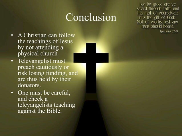 Televangelism and it’s effects on the traditional church | PPTX
