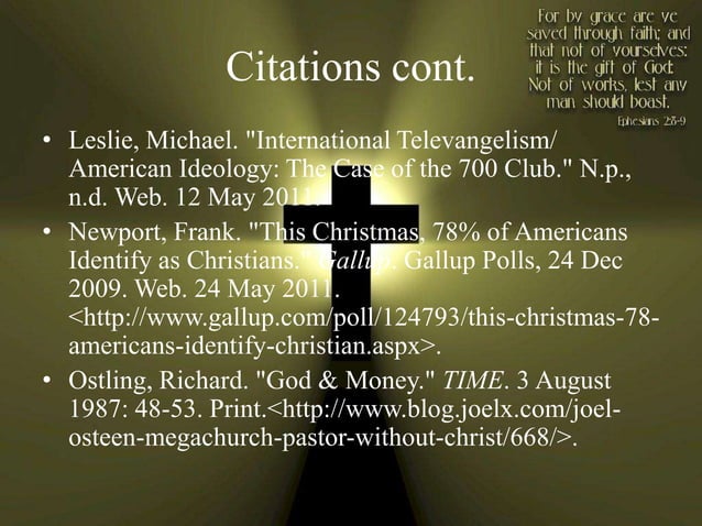 Televangelism and it’s effects on the traditional church | PPTX