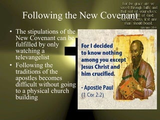 Televangelism and it’s effects on the traditional church | PPTX