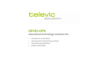 Televic education overview | PPTX