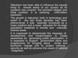 role of Television as a mass medium .pptx