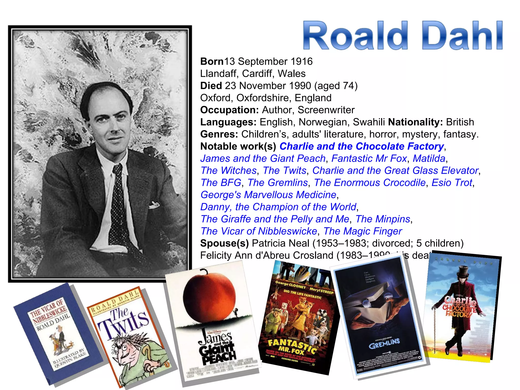 Television.... a poem by roald dahl. | PPS