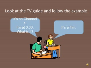 Television listening and speaking exercises | PPT