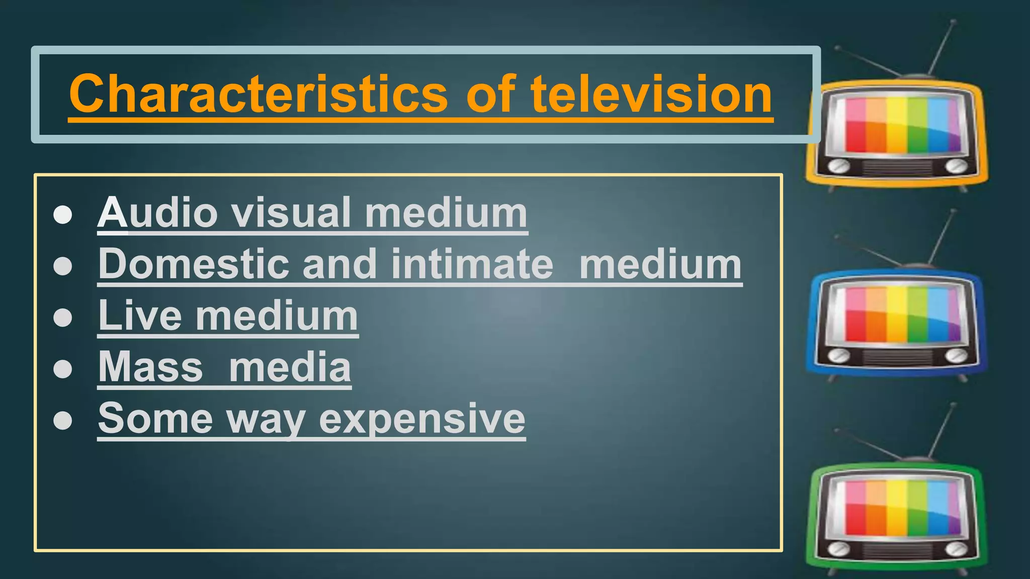 Television as mass media | PPT